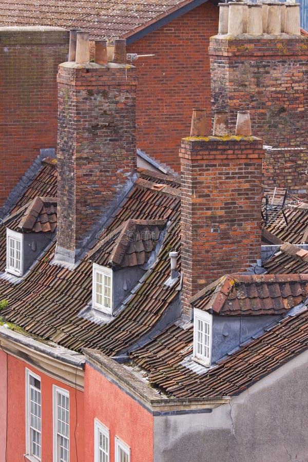 Medieval Rooftops in Eze Village in France Stock Image - Image of coast ...