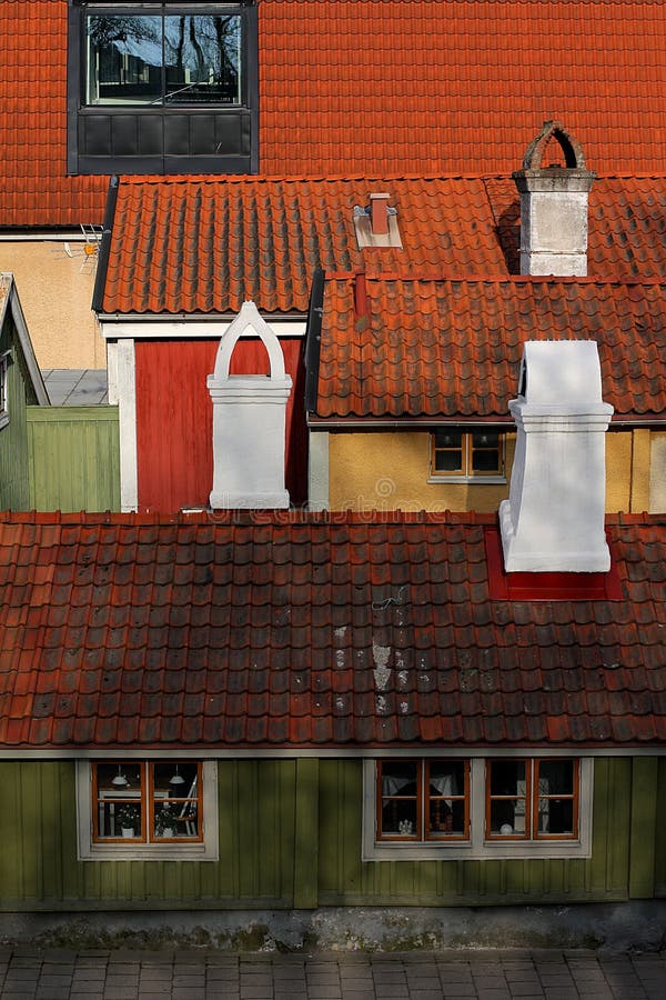 Old rooftops stock photo. Image of spring, colourful - 75508238