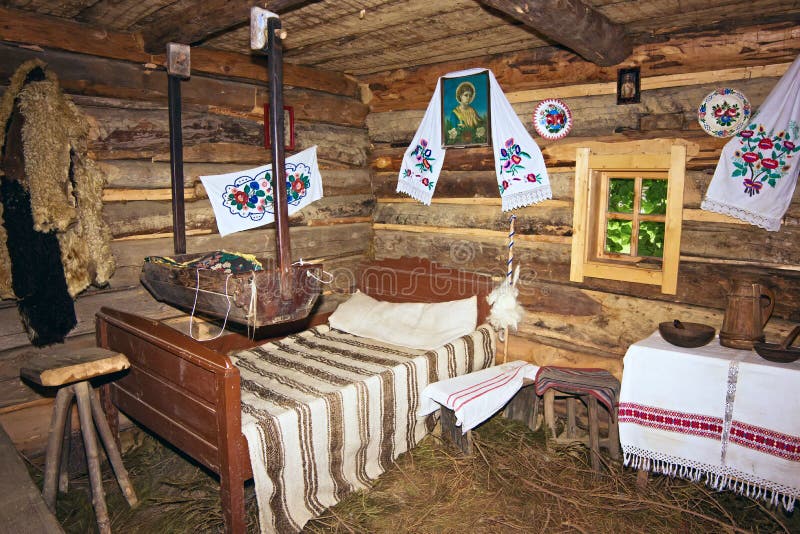 Old Slavic interior, stock photo. Image of country, polish - 94028212