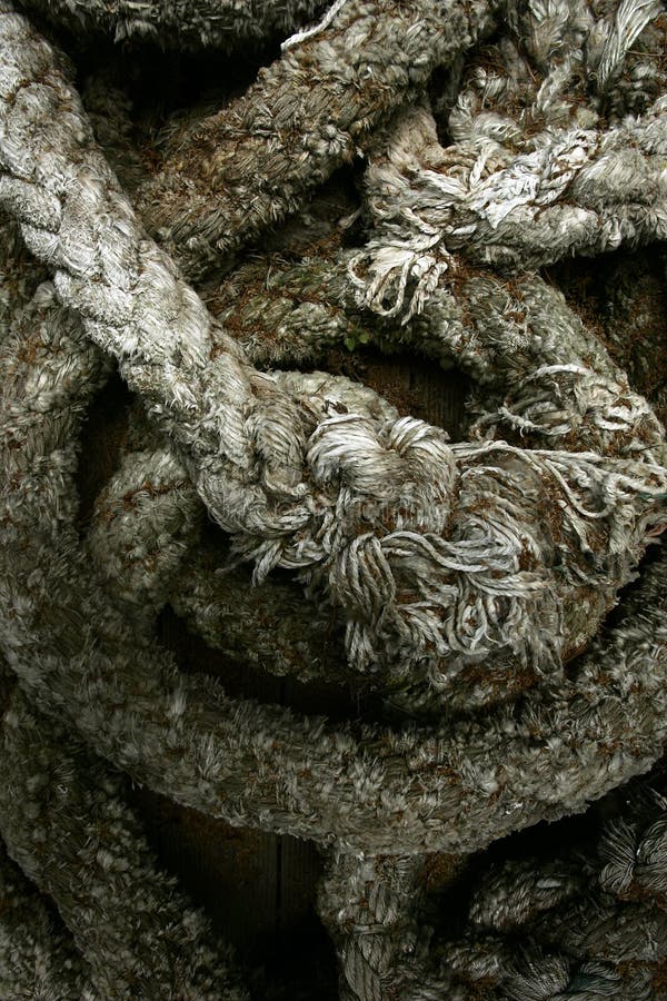 Old rope stock image. Image of lanyard, string, boating - 2603955