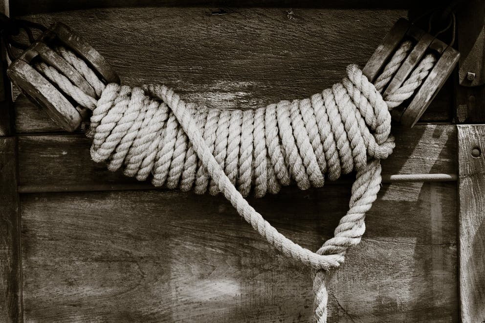 Old Rope stock photo. Image of aged, coiled, wagon, pioneer - 374474