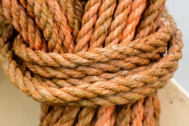 Old rope stock image. Image of strong, textured, object - 73592545
