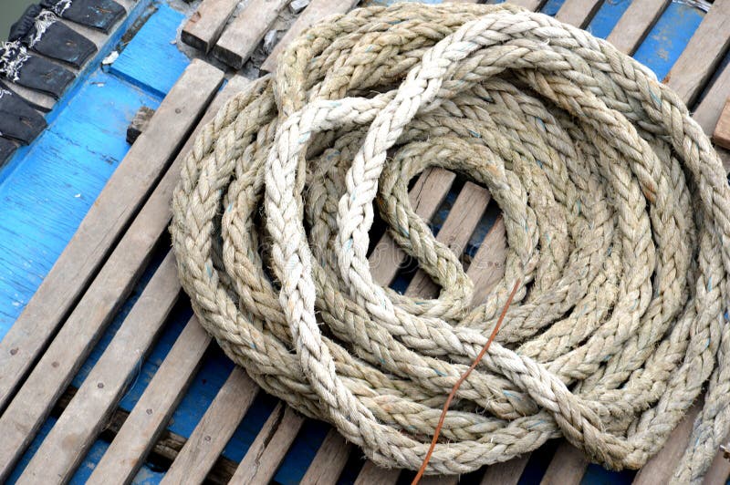 Old rope stock photo. Image of knot, hemp, cable, material - 34444836