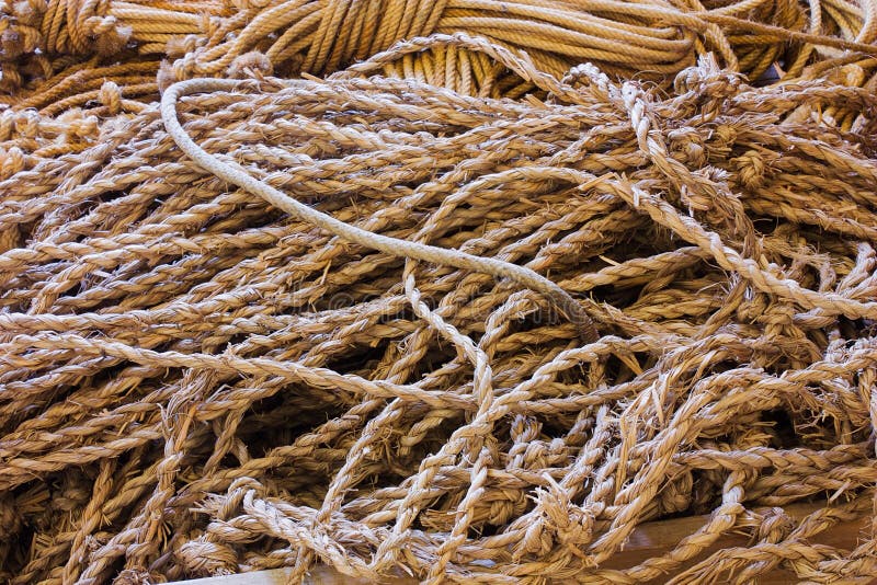 Old ropes stock photo. Image of rope, brown, connection - 14775062