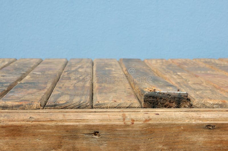 Old Rotten Planks with Rusty Nails and Square Washer with Nut Stock ...