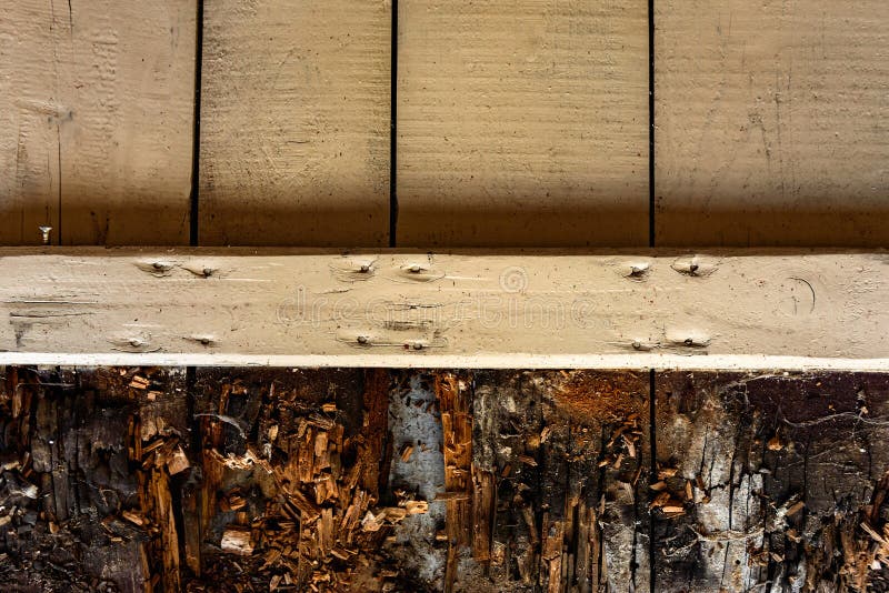 Old and Rotten Wooden Door. Stock Photo - Image of exterior, door ...