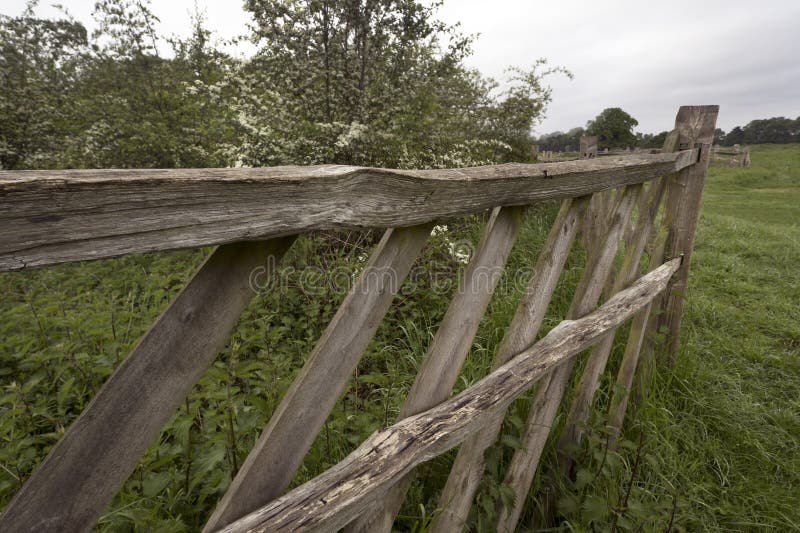 Old rotting rustic fence stock photo. Image of farm - 277822054