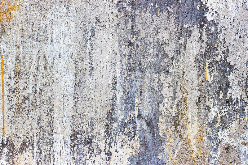 Rough Concrete Peeling Wall. Dirty Damaged Texture, Peeling Plaster ...