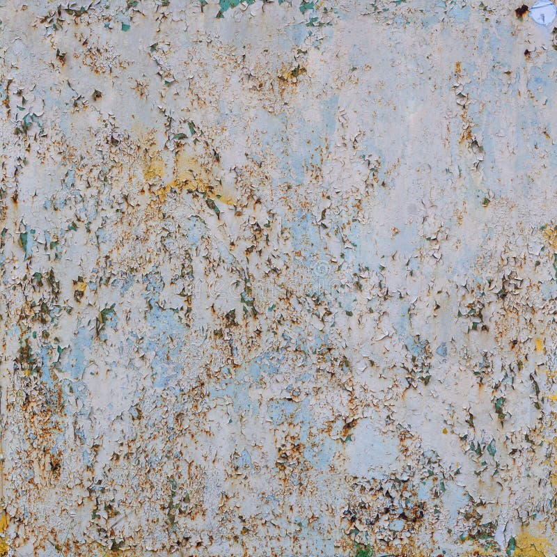 Old Rough Painted Metal Plate. Stock Photo - Image of grungy, surface ...