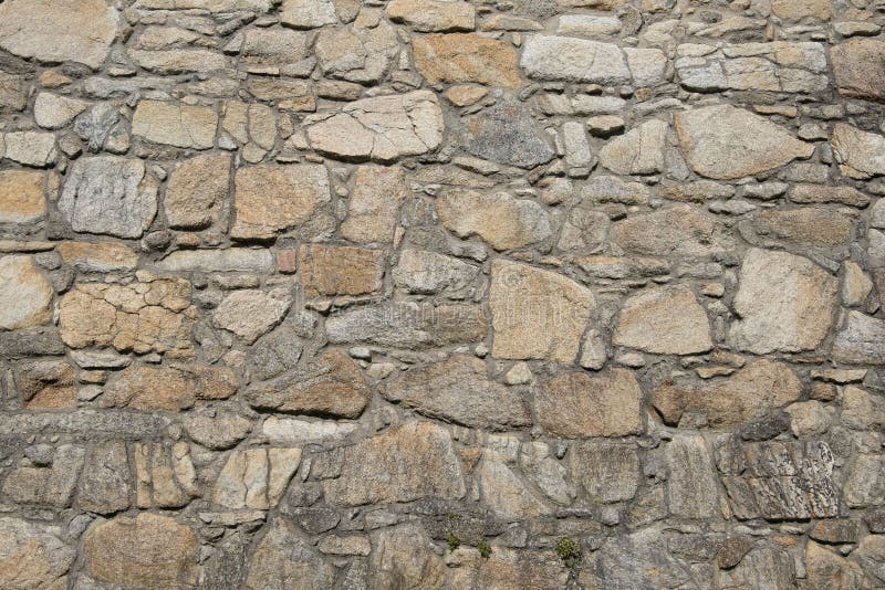Stone Wall Texture with Regular Shaped Rectangular Stone Blocks. Stock ...