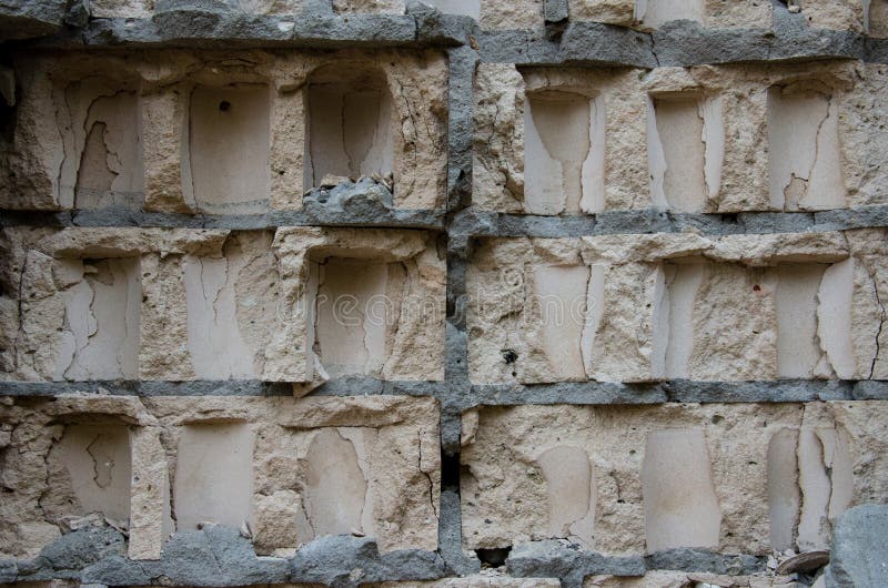 Texture of Old Crumbling Brick Wall Stock Image - Image of backdrop ...