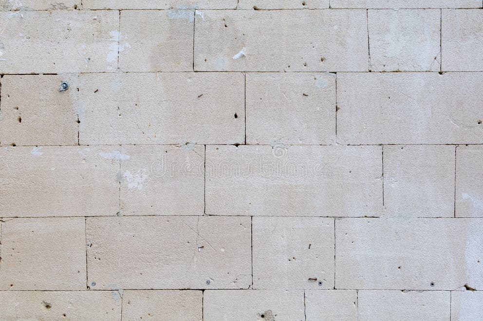 Old Rough Texture Wall Surface from Shell Blocks. Background or ...