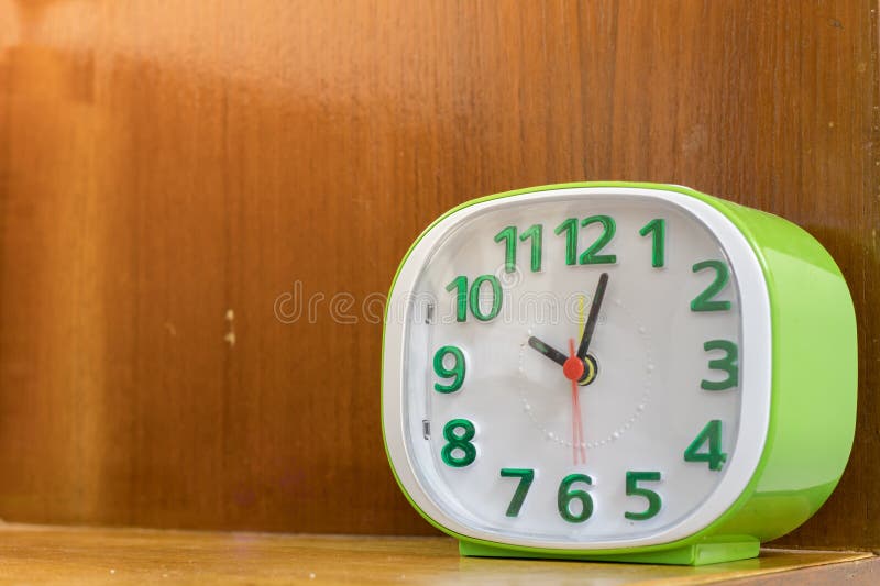 Old Round Office Clock Hanging at the Wall Stock Photo - Image of clock ...