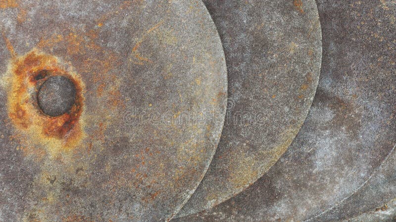 Old Round Sandpaper with Rust Stock Image - Image of carpenter, detail ...