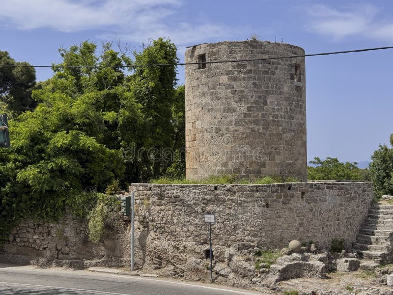 Rhodes Old Town Rhodes Greek Island Stock Photo - Image of fortified ...