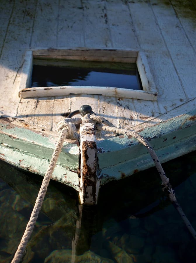Old rowboat stock photo. Image of mediterrane, vertical - 949300