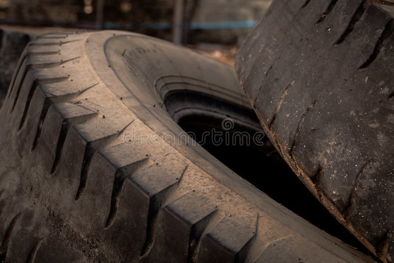 Old rubber tires stock photo. Image of detail, obsolete - 63508830