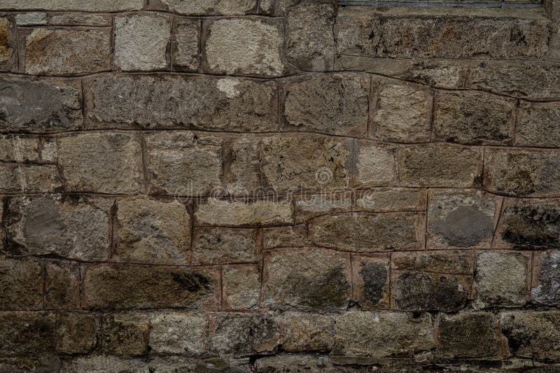 An Old Rubble Stone Wall Texture Background Stock Photo - Image of ...