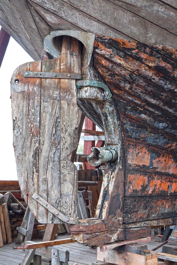 Old Rudder stock photo. Image of vessel, germany, metal - 21196948