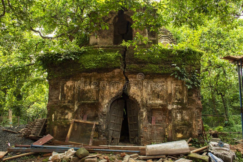 A Old Ruin of a Goddess Durga Temple at Jhargram, West Bengal Editorial ...