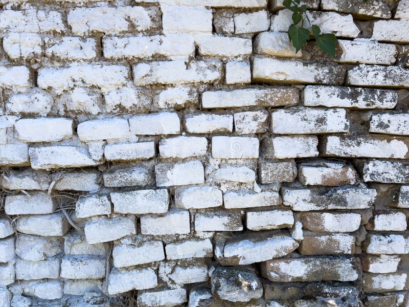 Old Ruin, Worn Brick Wall Pattern Stock Image - Image of weathered ...