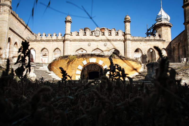 Old ruined castle stock photo. Image of ruin, gothic - 100237338