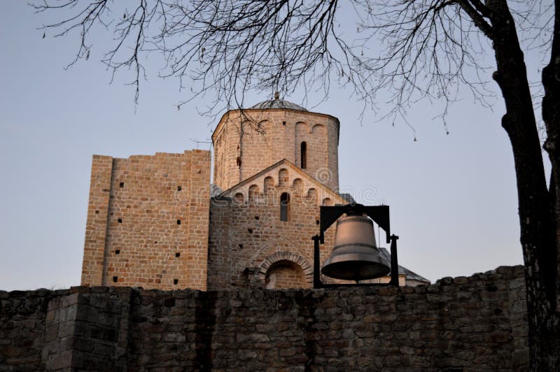 Old ruined monastery stock image. Image of dome, tree - 108983887
