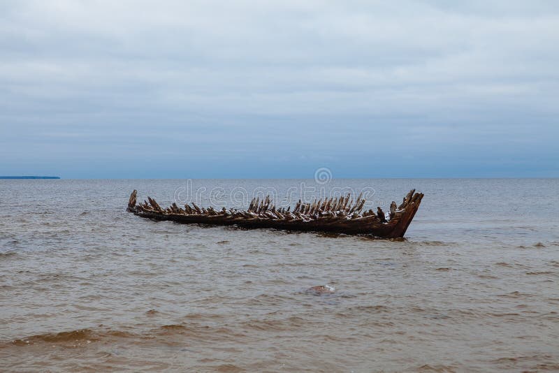 Old ruined ship stock image. Image of ruined, climate - 53784621