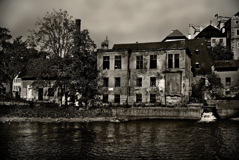 Ruinous house stock image. Image of ruinous, retro, roof - 19390557
