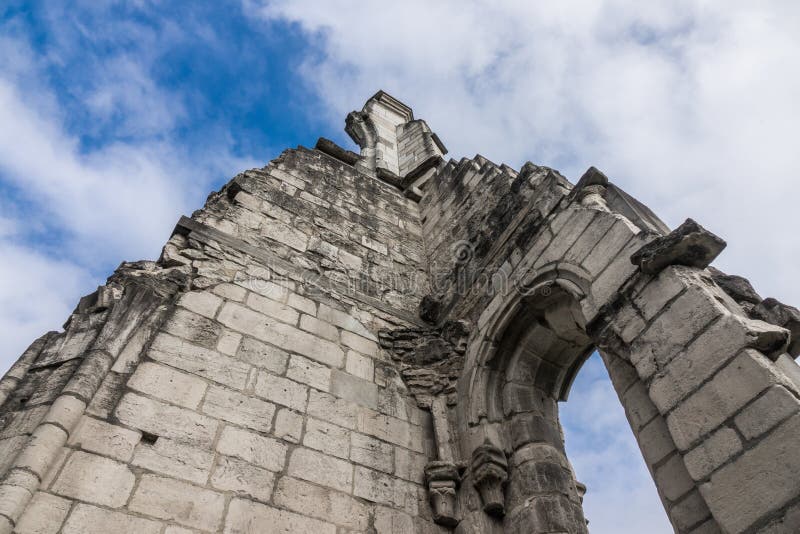 The Old Ruins of a Building , Germany Stock Image - Image of ages, roof ...