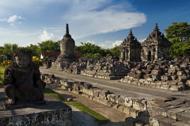 Old Ruins of Candi Plaosan on Java Island Stock Photo - Image of ...