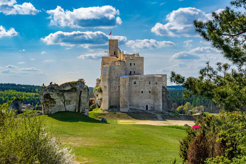 Old Ruins of the Castle in Mirow Stock Photo - Image of attraction ...