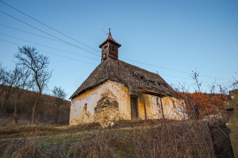 Old church on the hill stock image. Image of greece - 198872025