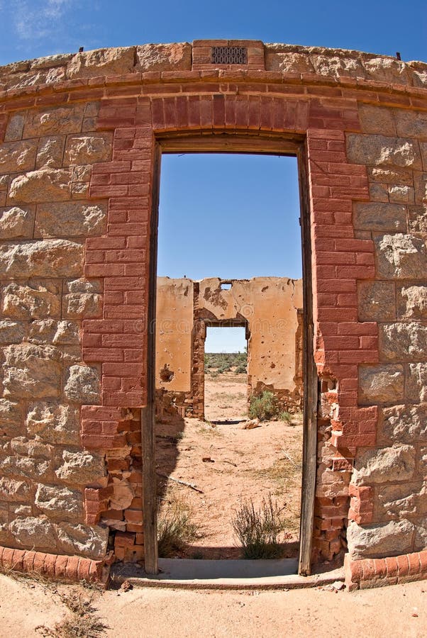 Old ruins in the desert stock image. Image of australian - 6795107