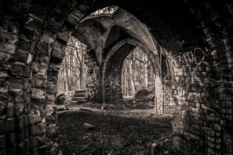 Old ruins stock image. Image of german, quistorp, ruins - 48607047