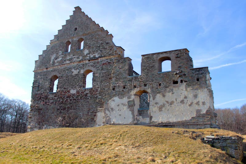 Old ruins landmark stock photo. Image of visings, scnadinavia - 24058092