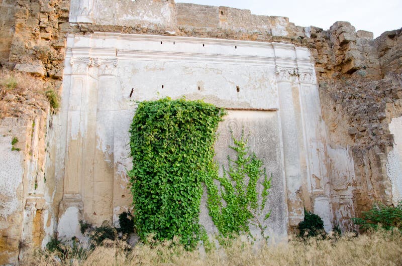 Old Ruins of Partanna, Sicily Stock Image - Image of nature, outdoor ...