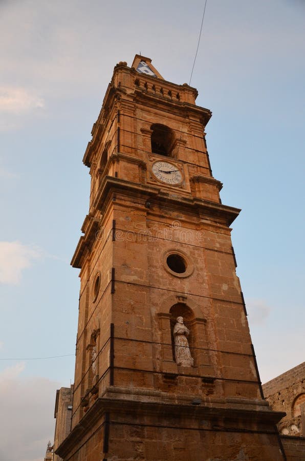 Old Ruins of Partanna, Sicily Stock Photo - Image of hill, excursion ...