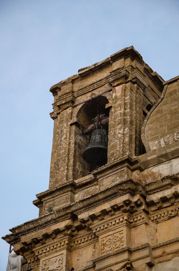 Old Ruins of Partanna, Sicily Stock Image - Image of landmark, land ...