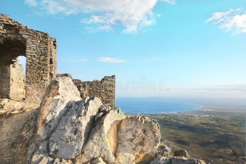 Old Ruins (Sant Pere De Rodes, Spain, Costa Brava) Stock Image - Image ...