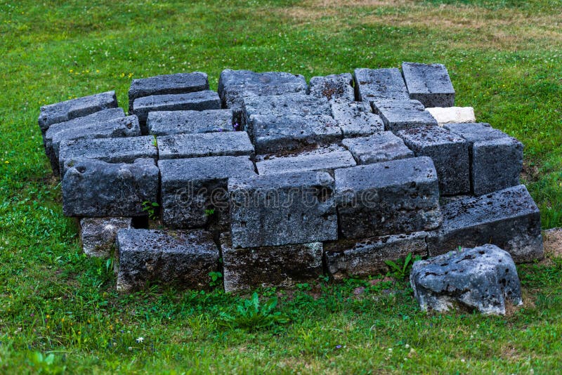 Old Ruis in Sarmisegetusa , Romania Stock Image - Image of nature ...