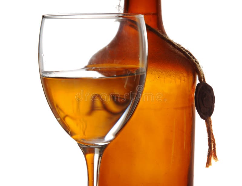 Old rum bottle and glass stock image. Image of alcoholism - 5109017