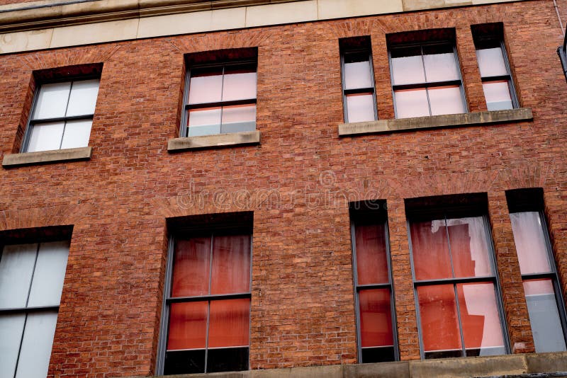 Old Run Down Abandoned Old Building in Manchester Stock Photo - Image ...