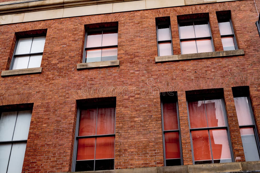 Old Run Down Abandoned Old Building in Manchester Stock Photo - Image ...