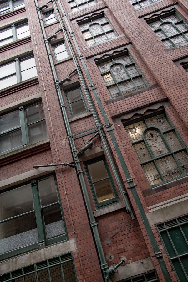 Old Run Down Abandoned Old Building in Manchester Stock Image - Image ...