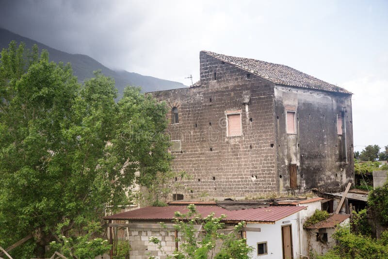 Decayed structure in Italy stock photo. Image of structure - 168650578