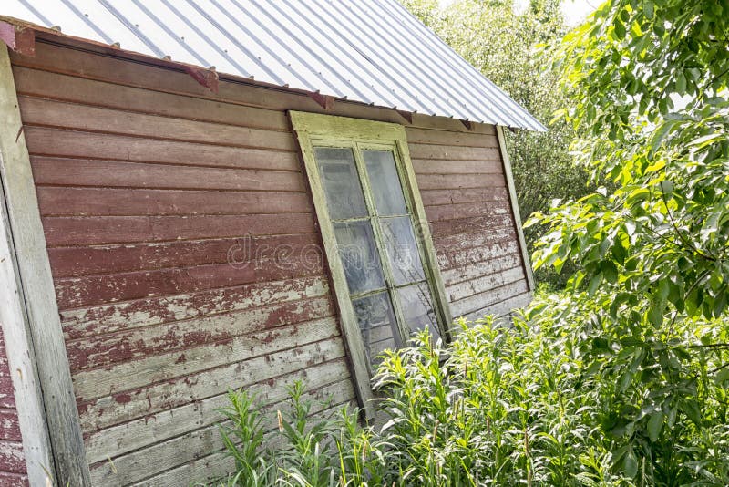 Old Run Down Building stock photo. Image of house, metal - 73341248