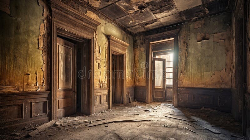 Broken Down Building Stock Illustrations – 412 Broken Down Building ...