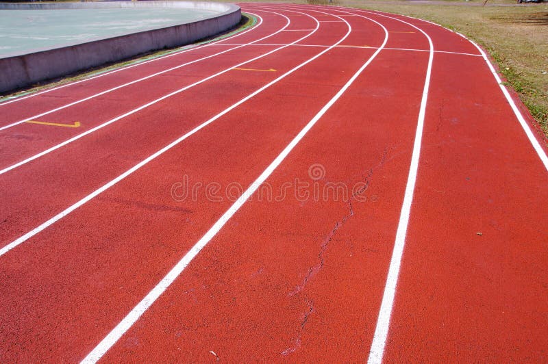 An old running track stock photo. Image of grained, competitive - 38165042
