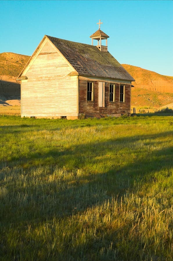 Old Rural Church stock photo. Image of sunset, decay, american - 2193790